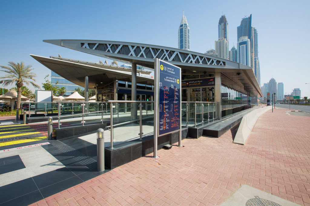 Dubai Tram - Transport infrastructure wayfinding - Endpoint