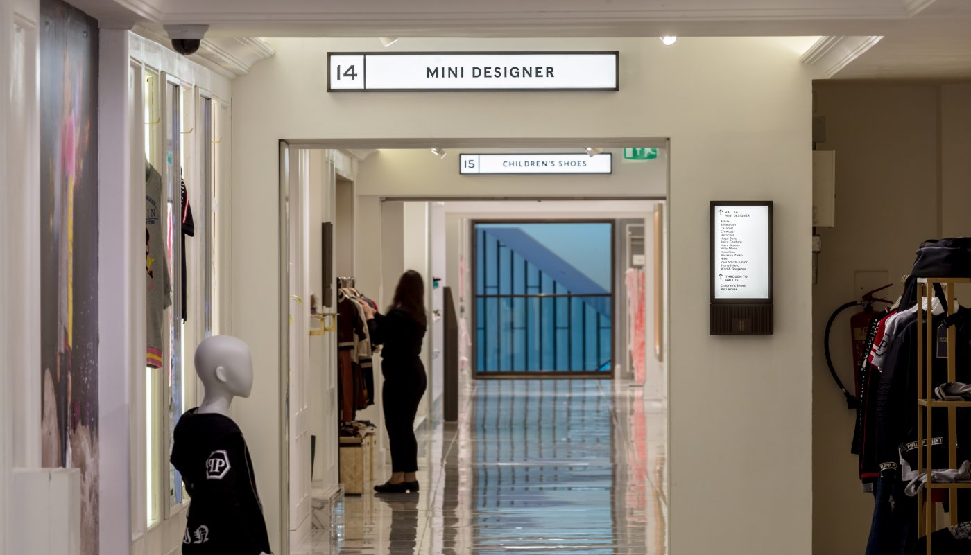 Harrods - Intelligent retail wayfinding - Endpoint